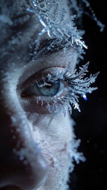 Free Crystallized Winter Gaze Image Frozen Ice Eye Download At