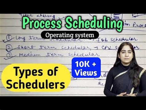 Process Scheduling In Operating System Scheduler And Its Types In Operating System Lec