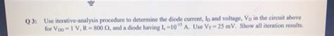 Solved Q3 Use Iterative Analysis Procedure To Determine The