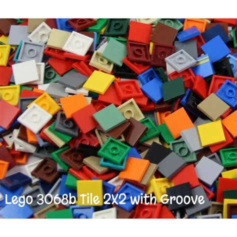 LEGO B Tile X With Groove Various Color Shopee Malaysia