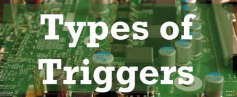 Sql Server Types Of Triggers Sql Authority With Pinal Dave