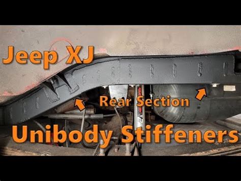 Jeep Cherokee Xj Unibody Frame Stiffeners Install Rear Section Youtube