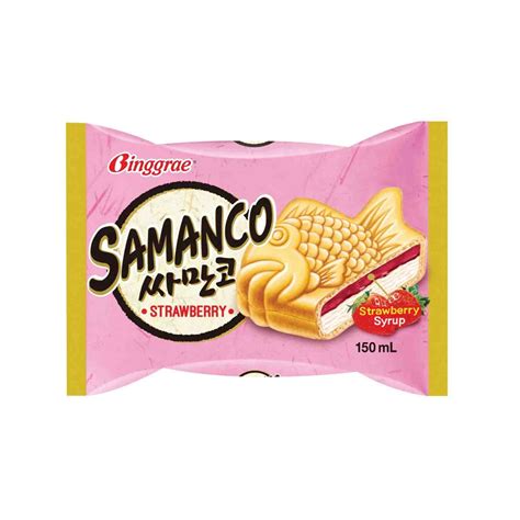 Мороженое Melona "Таяки " с клубникой Waffle Strawberry 150г. Binggrae ...