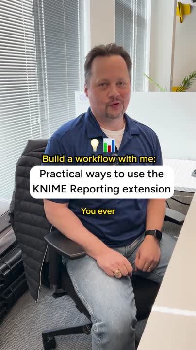 💡 Practical Tips For The Knime Reporting Extension Knime