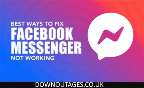 Facebook Messenger Down Or Service Outage Check Current Outages And Problems Uk