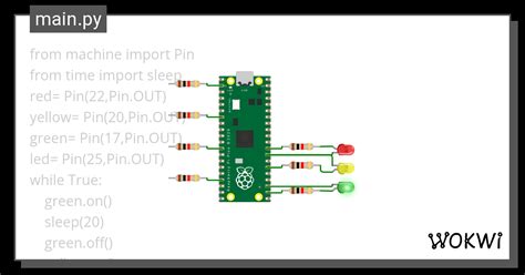 Sinal De Transito Wokwi Esp32 Stm32 Arduino Simulator