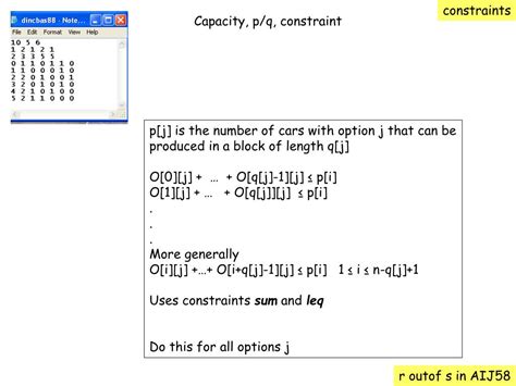 ppt car sequencing problem powerpoint presentation free download