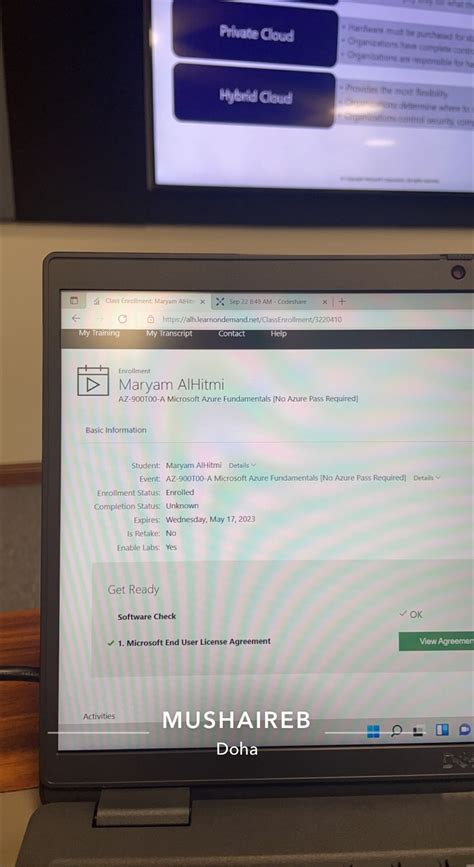 Maryam Al Hitmi Mba On Linkedin A Microsoft Azure Fundamentals Course 🧐