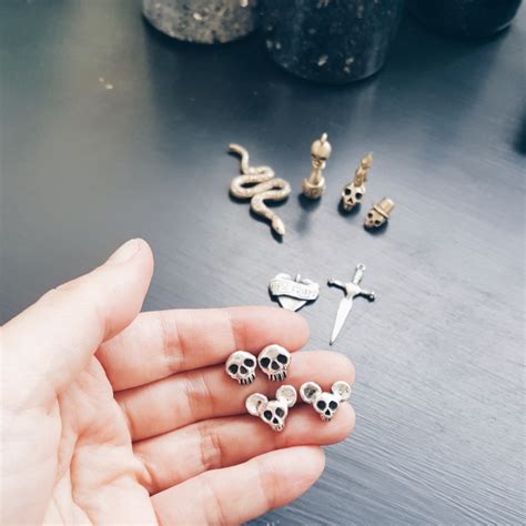 💀할로윈 해골 귀걸이 아이디어스
