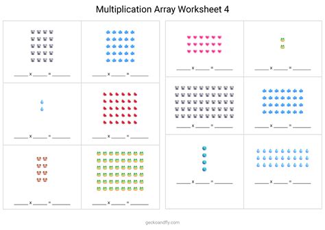 20 Free Printable Multiplication 1 12 Worksheets With Arrays And Tables 20 Free Printable Multiplication 1 12 Worksheets With Arrays And Tables