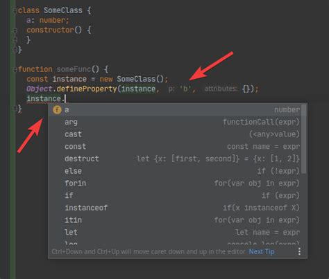 Dynamic Properties Intellisense Troubles Defineproperty Ides Support Intellij Platform
