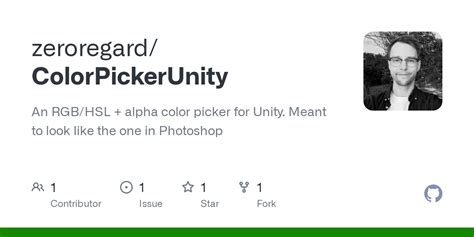 Github Zeroregardcolorpickerunity An Rgbhsl Alpha Color Picker For Unity Meant To Look