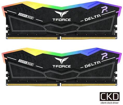 Team Group T Force Delta Rgb Ddr5 48gb 2 X 24gb 288 Pin Cudimm Ddr5 9600 Pc5 76800 Desktop