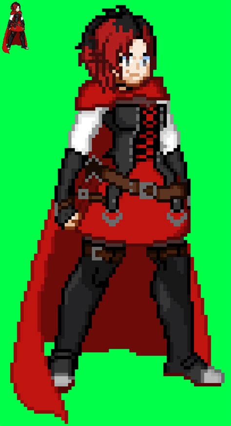 V7 Ruby Rose Sprite By Simbiothero On Deviantart