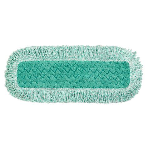 Hygen™ 18″ Microfiber Dust Pad Fringe Green Boon Teck Trading