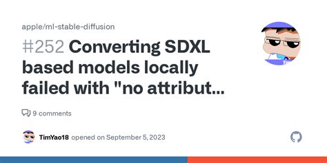 Converting Sdxl Based Models Locally Failed With No Attribute Text