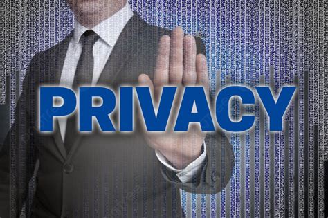 Privacy With Matrix Is Shown By Businessman Privacy With Matrix Is Shown By Businessman Photo