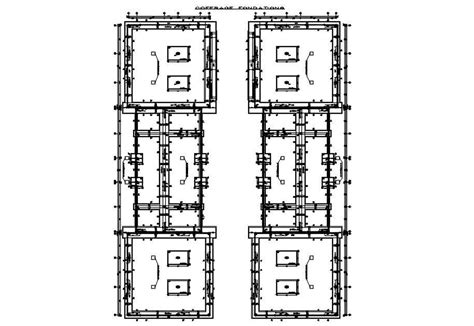 Detailed 2d Design Of Foundation Formwork In Autocad Drawing Cad File Dwg File