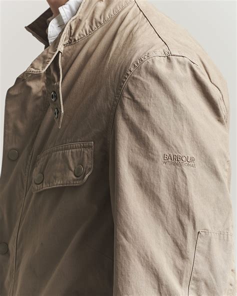 Barbour International Garment Dyed Casual Duke Jacket Timberwolf Herr C