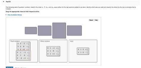 Solved Part A Classify Each Orbital Diagram For Ground State