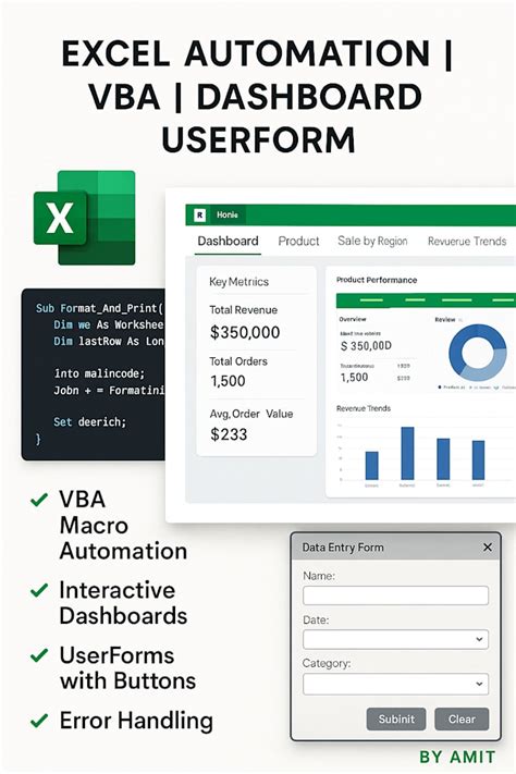 Automate Your Excel With Vba Create Dashboards And Smart Tools