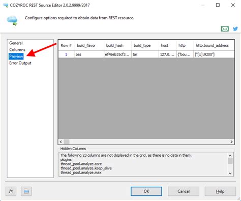 Elasticsearch Connection Cozyroc