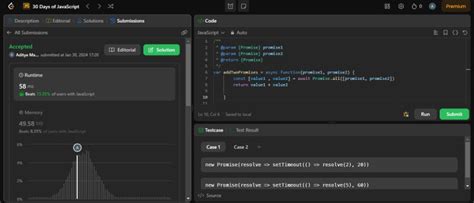 Completing Javascript Challenge On Leetcode Aditya Maheshwari Posted