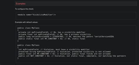 Issue 7616 Add Code Example For Visibilitymodifier Check By 0xbakry