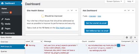 turn off php errors in wordpress best practices