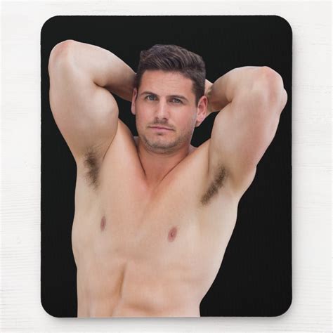 Hot Guy Sexy Shirtless Muscle Man Bodybuilder Mouse Pad Zazzle