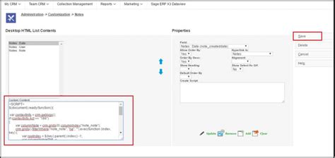 Tooltip Within Sage Crm Grid Sage Crm Tips Tricks And Components