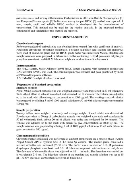 Ppt Reversed Phase High Pressure Liquid Chromatography Technique For Determination Of