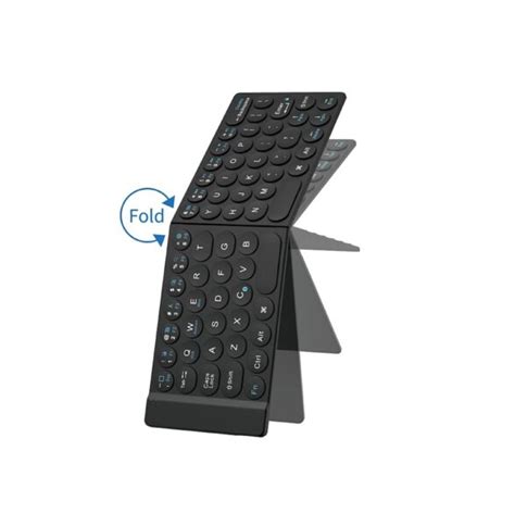 WiWU Slim Folding Keyboard Bluetooth Rechargeable IOS Android Windows English PC Kuwait