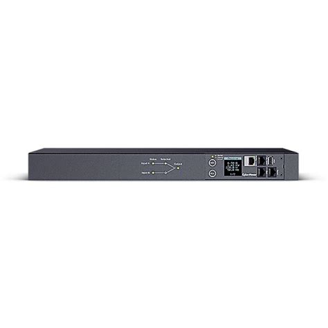 Cyberpower Pdu44005 Rackmount 1u Ats Pdu Switched Ats Eingang 2 230v 16a Iec 320 C19
