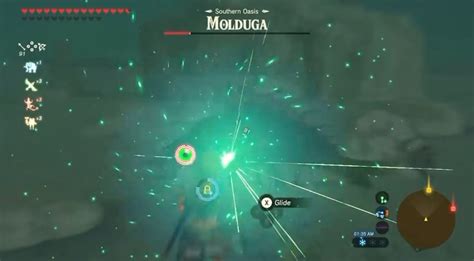 Botw Molduga Tail Whip Attack Rzelda