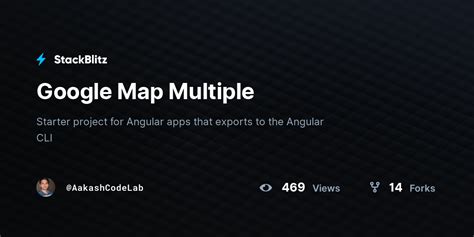 Google Map Multiple StackBlitz