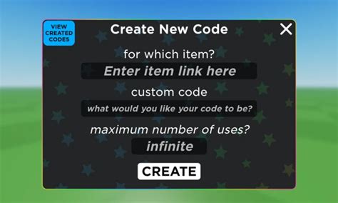 Codes UGC Limités Roblox