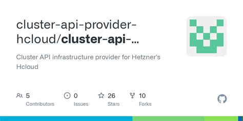 github cluster api provider hcloud cluster api provider hcloud