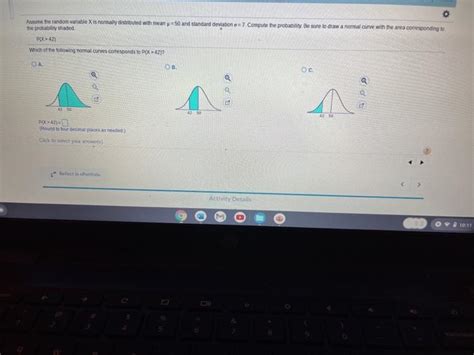 solved me the random vanable x is normally distributed with