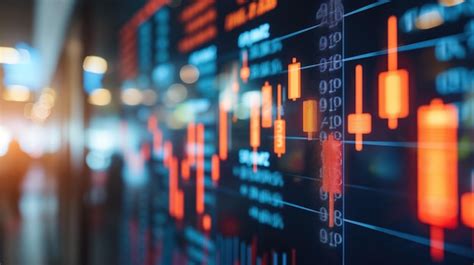 Premium Photo A Dynamic Display Of Financial Data Analysis With Glowing Charts On A Futuristic
