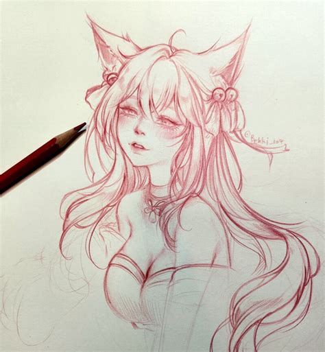 영혼의 꽃 아리 손그림 Op Gg