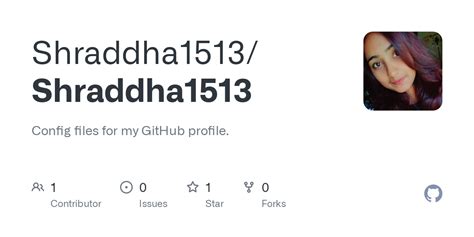 GitHub Shraddha Shraddha Config Files For My GitHub Profile