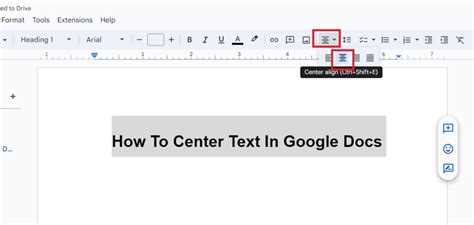 How To Center Text In Google Docs PresentationSkills Me