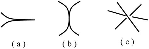Non Transverse Crossings A Cusp Singularity B Tangent Singularity Download Scientific