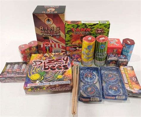 Fireworks Assortment Black And Gold Auctions