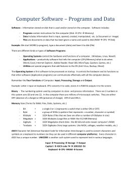 Computer Word Scramble Answers