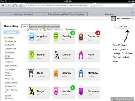 Ibchigh Track Student Engagement With Your Ipad And Class Dojo
