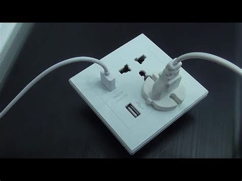 Розетка с USB купить в Украине / Установка розетки с USB - YouTube