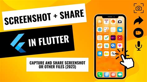 How To Capture And Share Screenshots In Flutter Android Ios 2023 2 Mins Youtube