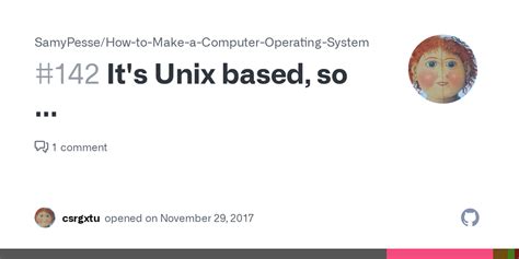 Its Unix Based So · Issue 142 · Samypessehow To Make A Computer